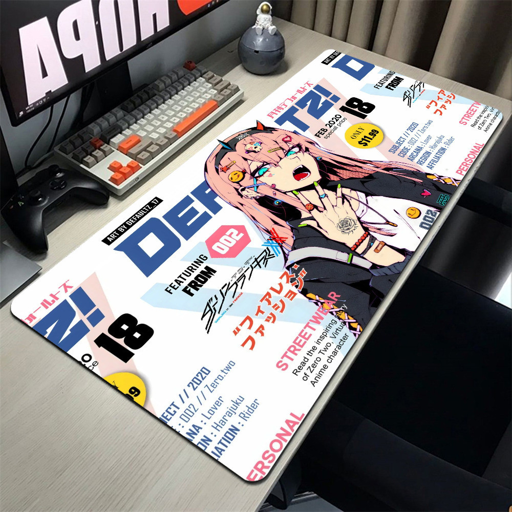 Large Anime Pad Darling in the FranXX 02 Gaming Mousepad Big Mouse Zero ...