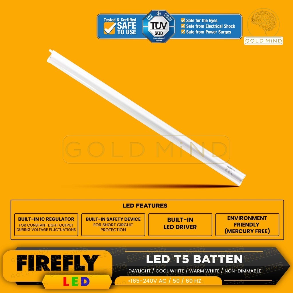 Firefly LED T5 Batten (DAYLIGHT / COOL WHITE / WARM WHITE) Low ...