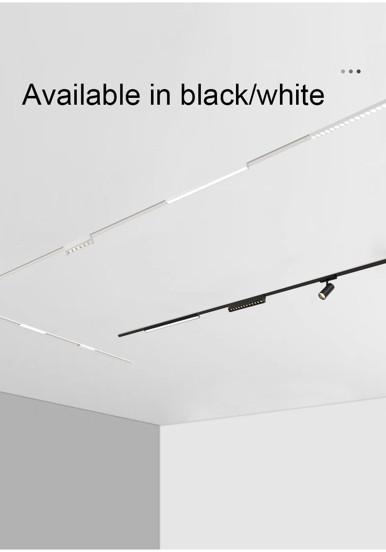 48v Magnet 6mm Ultra Thin Led Ceiling Lights Surface Mounted Magnetic ...