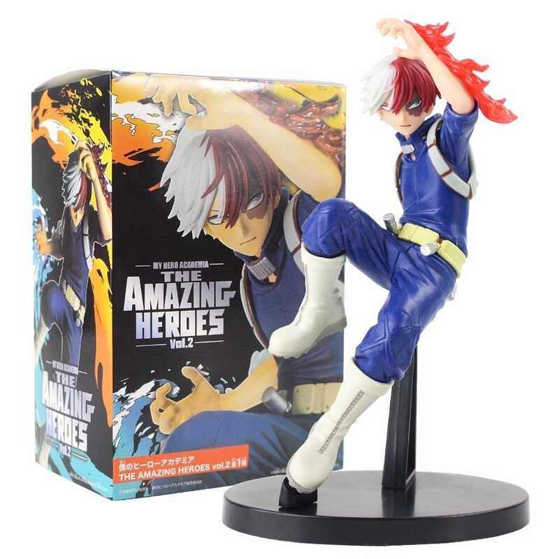 Anime My Hero Academia Figure Action Todoroki Shoto PVC Collection ...