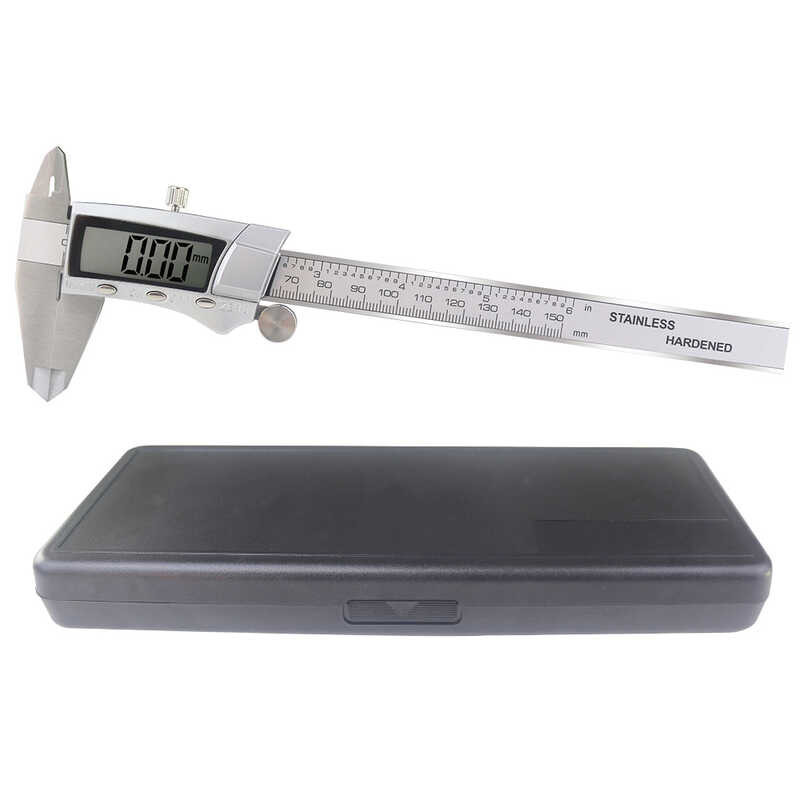 0-150 mm Stainless Steel Digital Caliper LCD Electronic Vernier ...
