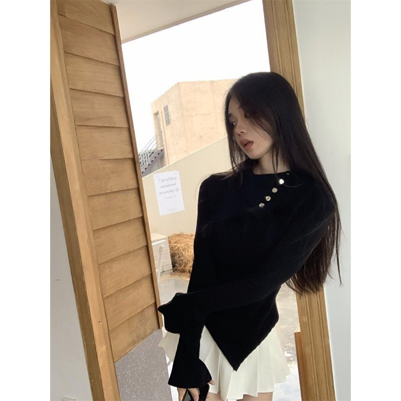 Irregular Base Long-sleeved T-shirt Women's Spring and Autumn 2024 New ...