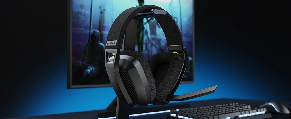 BINNUNE BW06 2.4G Wireless Gaming Headset with Flip ENC Mic for PC, PS4 ...
