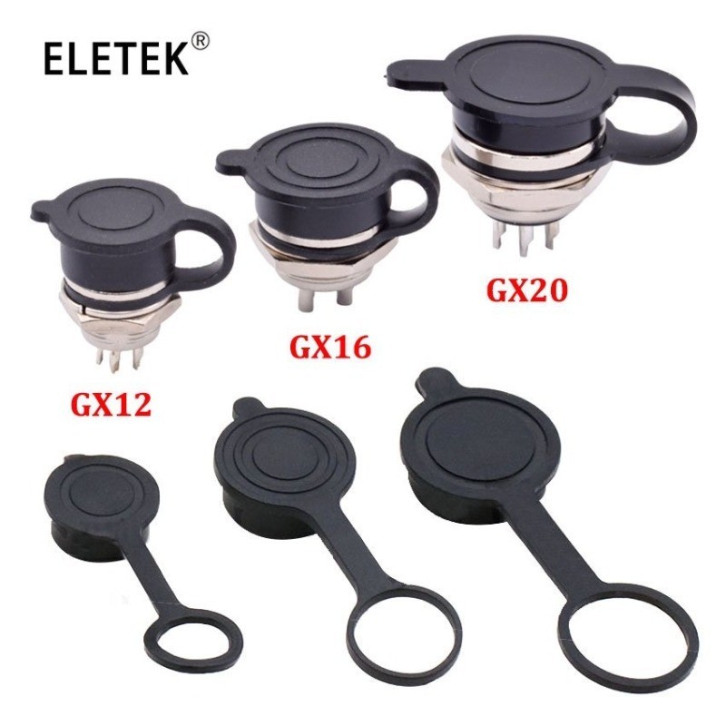 10Pcs GX12 GX16 GX20 Aviation Connector Socket Plug Dust Cover Caps ...
