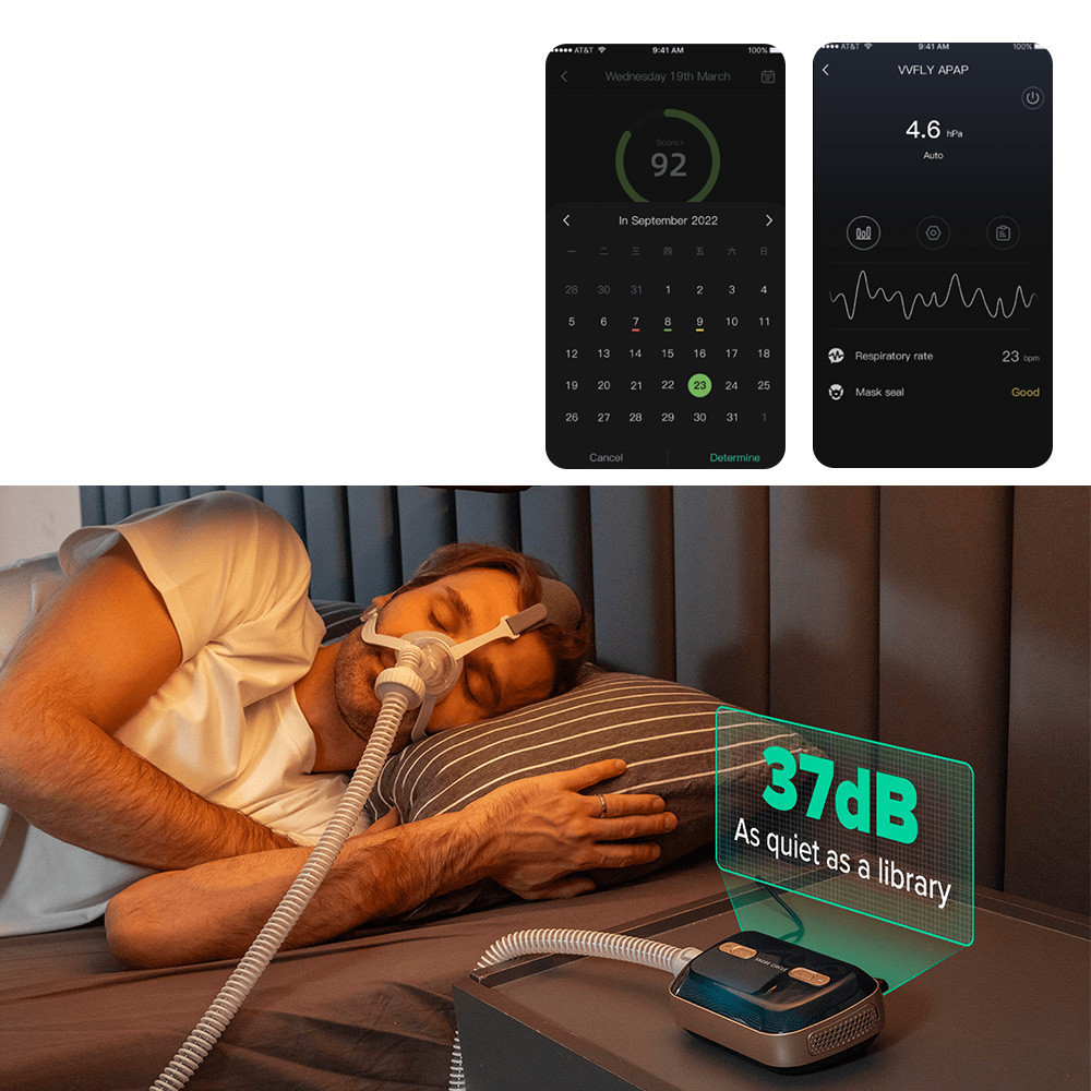 Auto CPAP APAP Anti Snoring And Sleep Apnea Portable Ventilator for ...