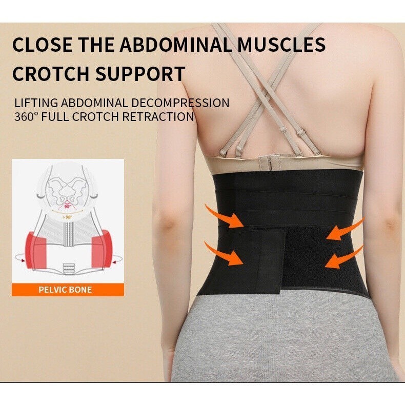 Invisible Tummy Wrap Body Shaper Abdomen Waist Trainer Tape Elastic ...