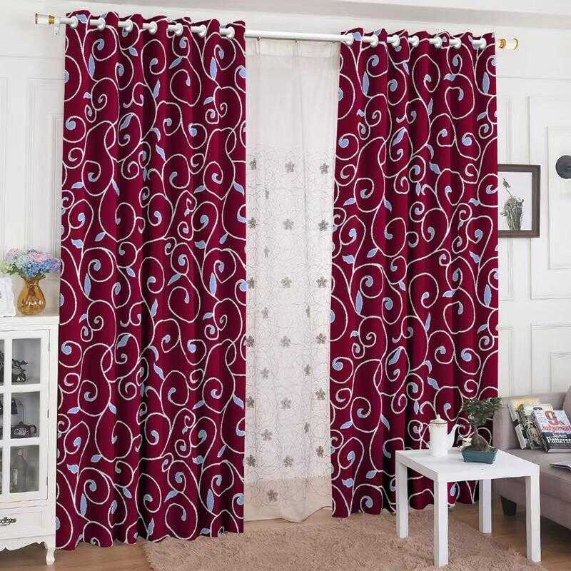 Wh.New 140 X 210 Cm Semi Blackout Removable Ring Curtain (1Pcs Only ...