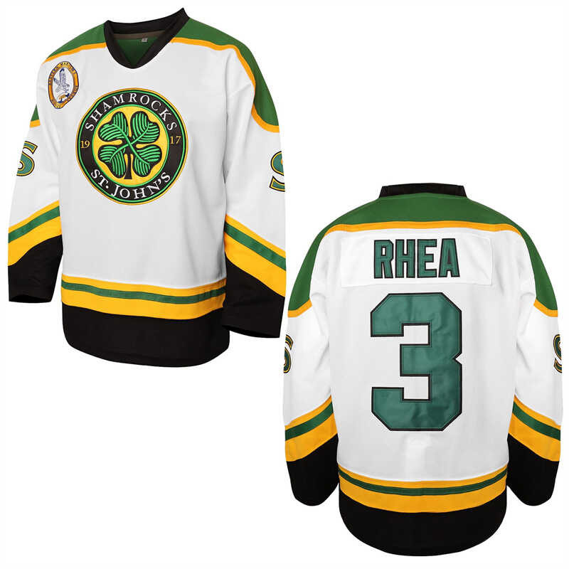 LY Movie Goon Ross The ST John's Shamrocks #3 RHEA Hockey Jersey Mens ...