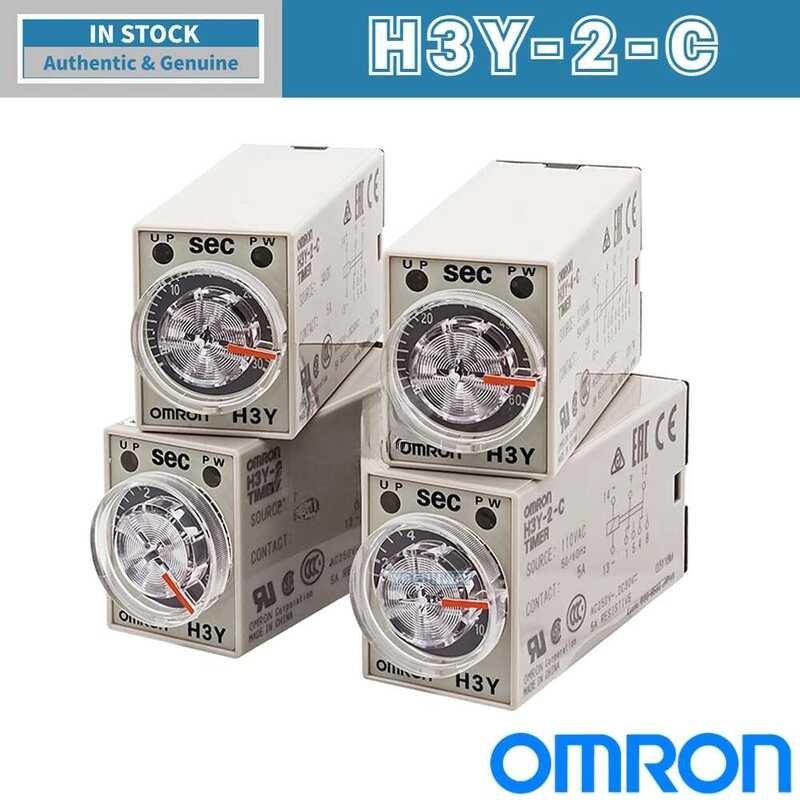 Tt New Authentic Original Japan OMRON Solid-State Timer Relay H3y-2-C Ac220v Dc24v 1S 5S 10S 30S ...