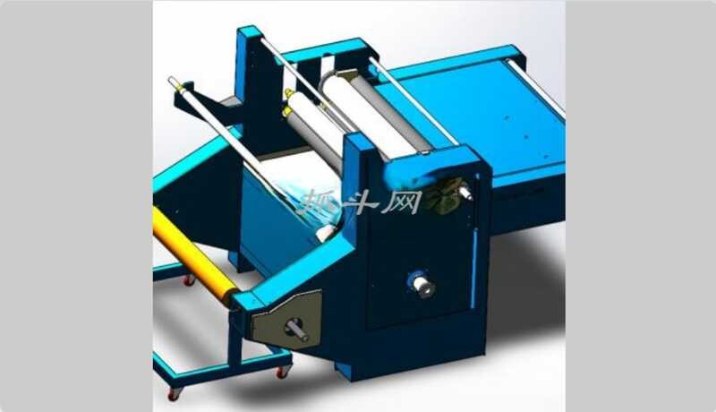 Classic laminating machine 3D drawing printing SW model CAD design ...