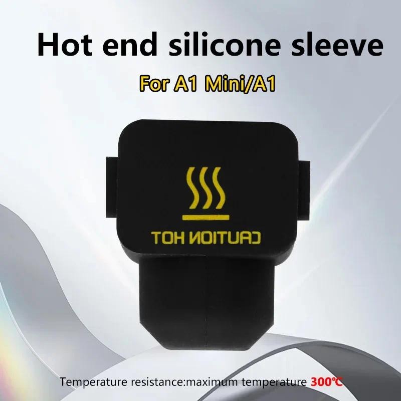 For Bambu Lab A1 Mini Silicone Socks Case 3D Printer Heating Block ...