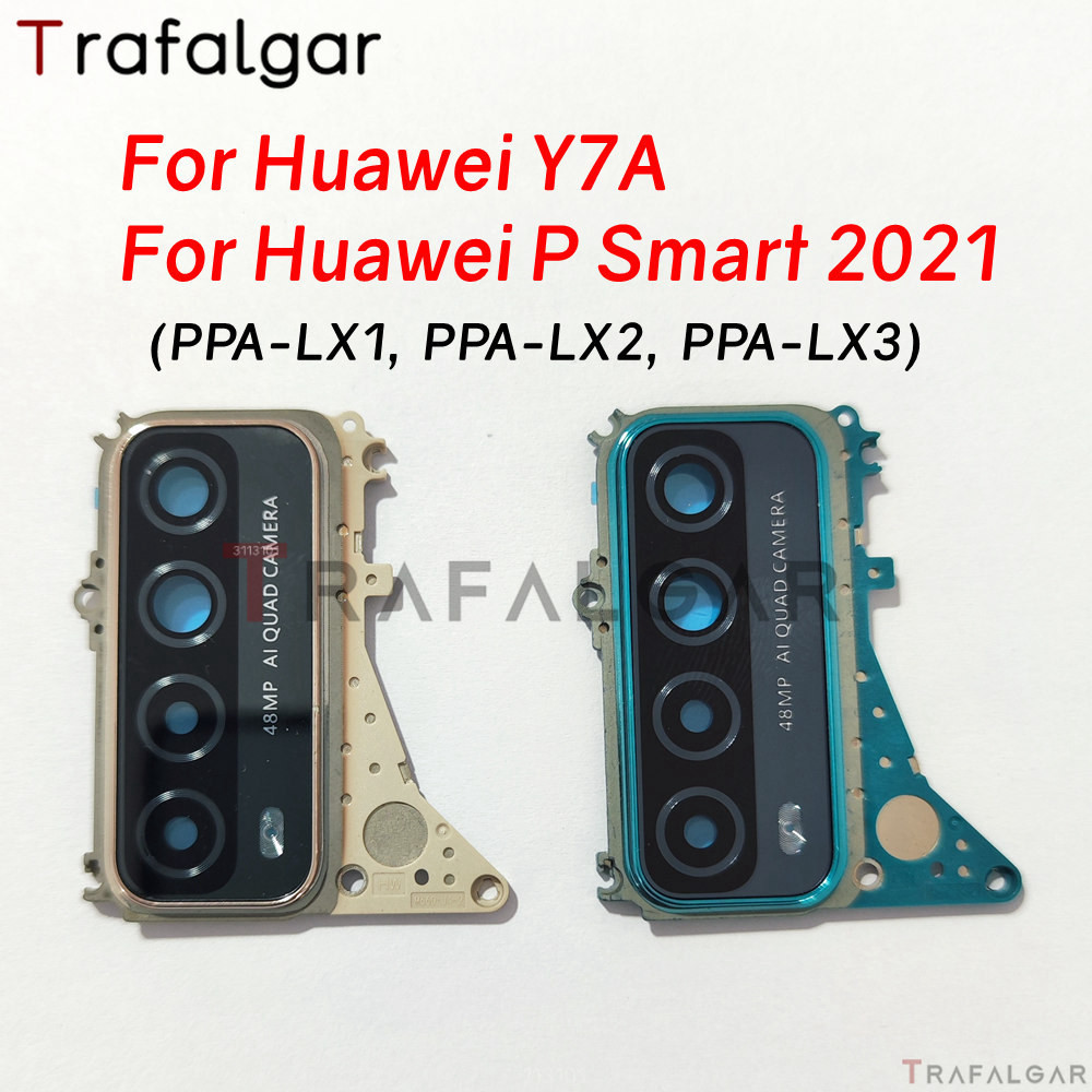 Rear Back Camera Glass Lens For Huawei Y7A P Smart 2021 Camera Cover ...