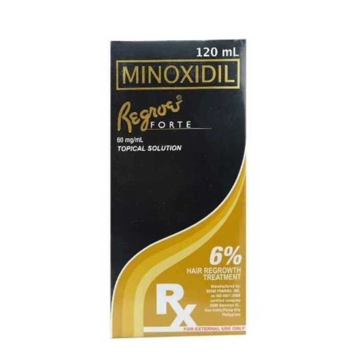 Regroe Minoxidil 6 Hair Regrowth Treatment 120ml 60mg Ml Shopee