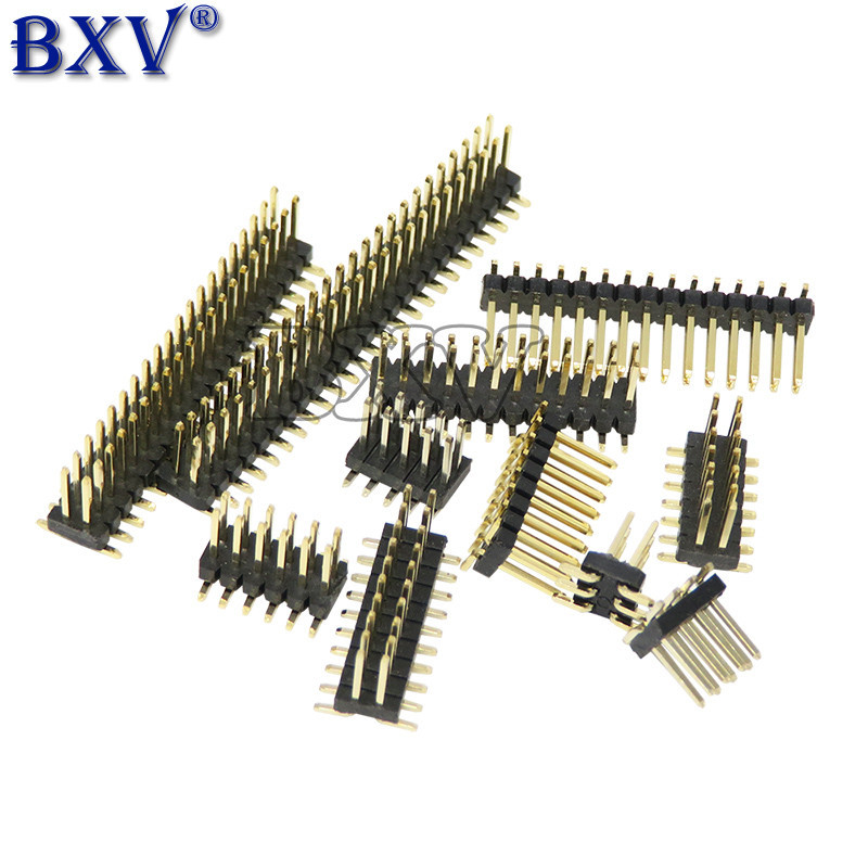 SMT 1.27MM 1.27 Double Row Male Breakaway PCB Board PIN Header Connector Pinheader 2*3/4/5/6/7/8 ...