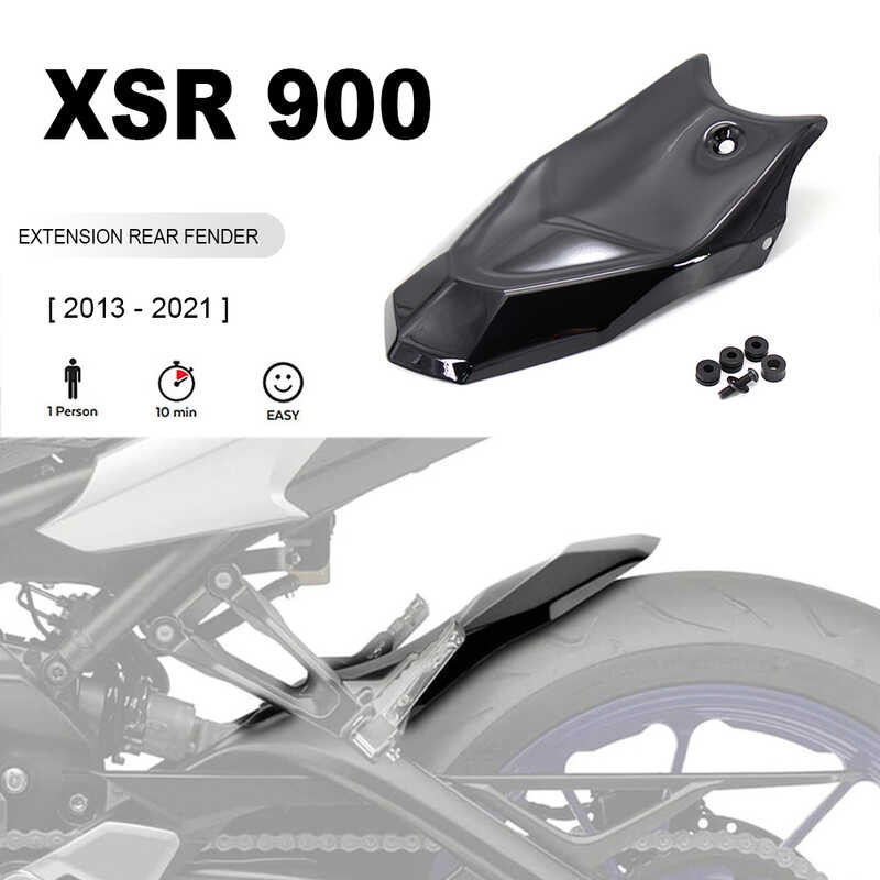Motorcycle Mudguard Rear Fender Splash Mud Guard Carbon Fiber ABS Para ...
