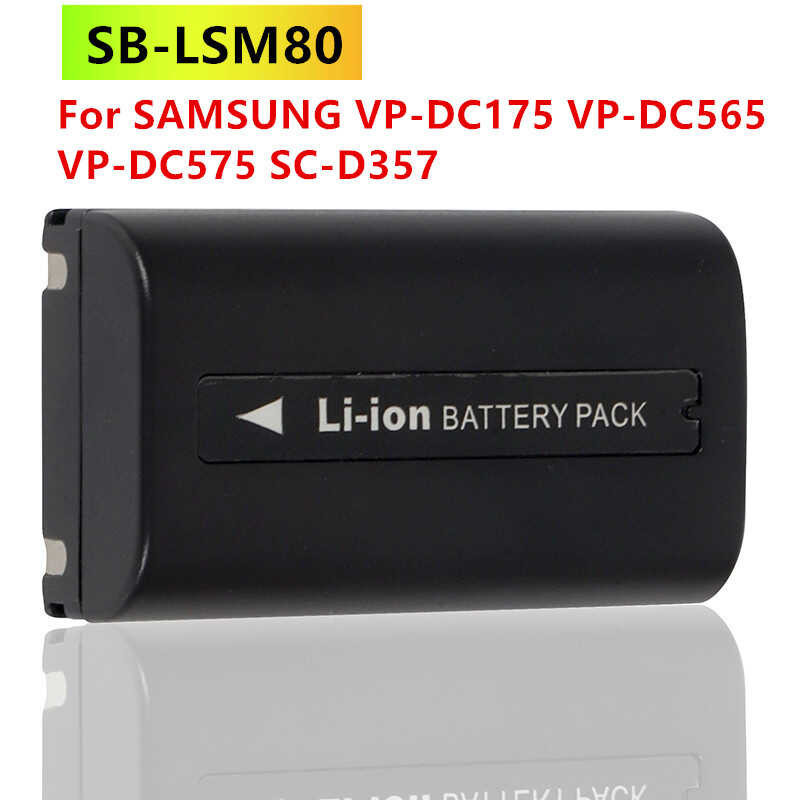 SB-LSM80 SB LSM80 SBLSM80 Rechargeable Camera Battery For SAMSUNG VP ...