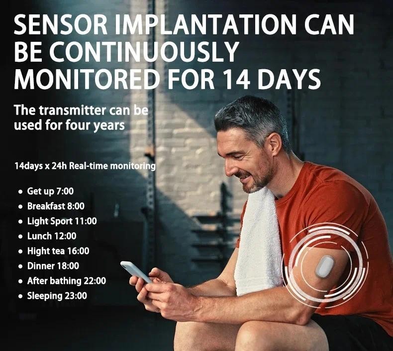 Aidex Sensor Bluetooth Scan Free Remote Data Sharing Dynamic Blood ...