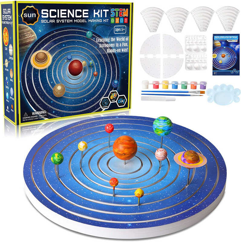 3 in 1 Model Of The Planets Of The Solar System Eight Planets DIY ...