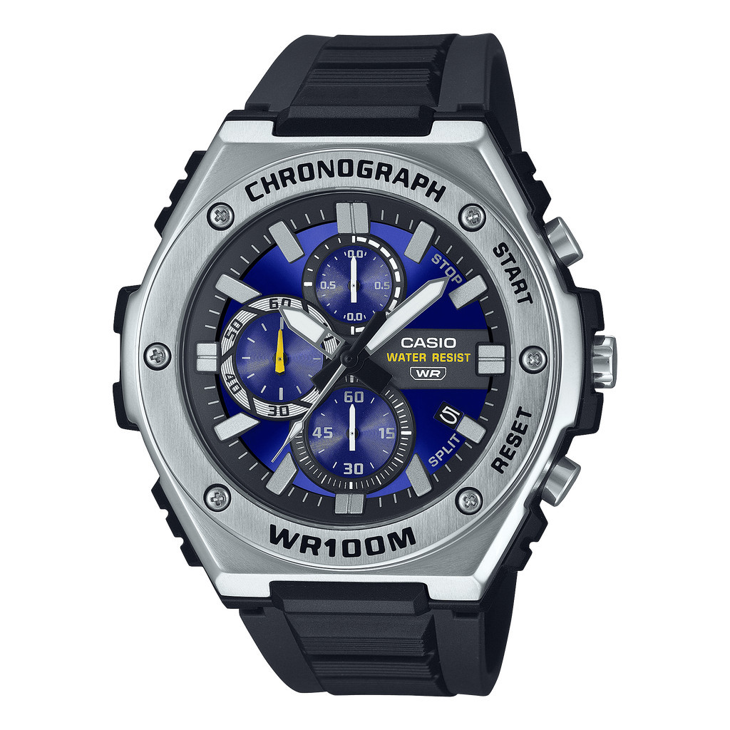 Casio (MWA-300H-2AVDF) Black Resin Strap 100 Meter Water Resistance ...