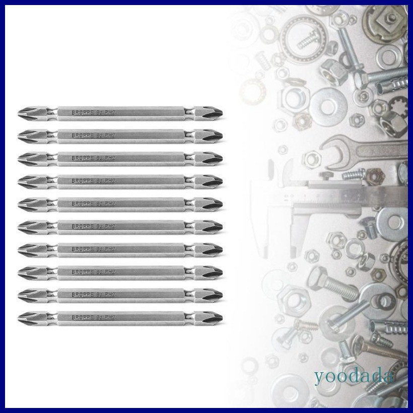 Yoo Durable and Precise Magnetic Power Drill Screwdriver Bit Set 10 ...