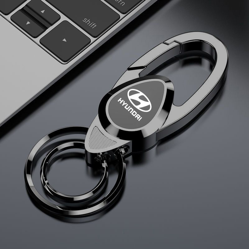 Car Logo Keychain Gift Ring Badge Metal Emblem Key Chains Holder Fob ...