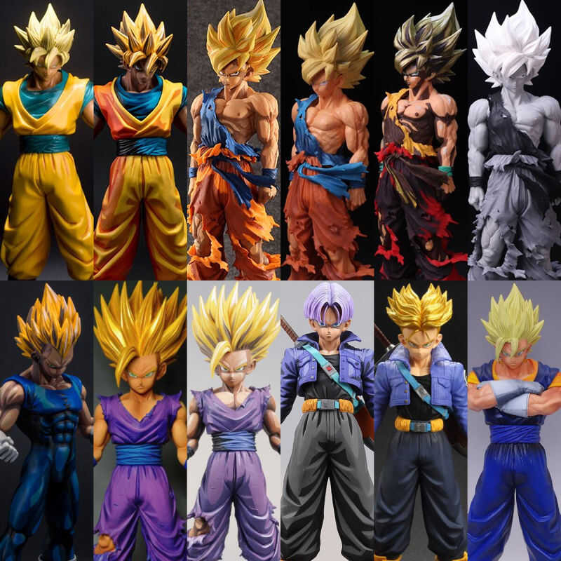 Super Saiyan Dragon Ball Figure Collectible Toy Display Model Goku ...