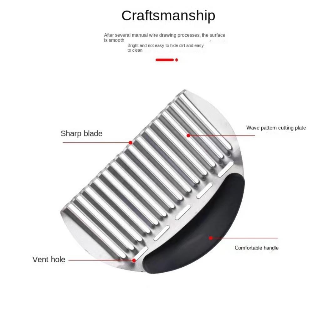 Potato Slicer Wolf Tooth Potato Stainless Steel Heavy Duty Potato ...