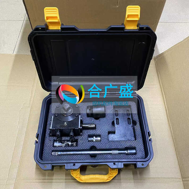 Excavator turntable special disassembly screw wrench, torque meter ...