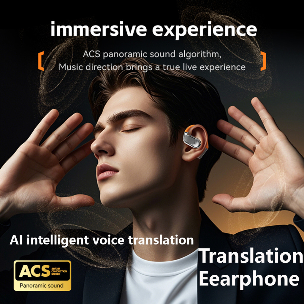 Translator 145 Languages Translation earphones AI Intelligent Voice ...