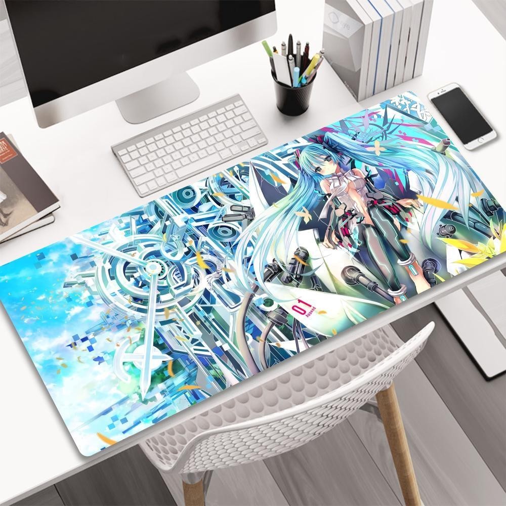 Anime Hatsune Miku Mousepad Large Gaming Mouse Pad LockEdge Thickened ...
