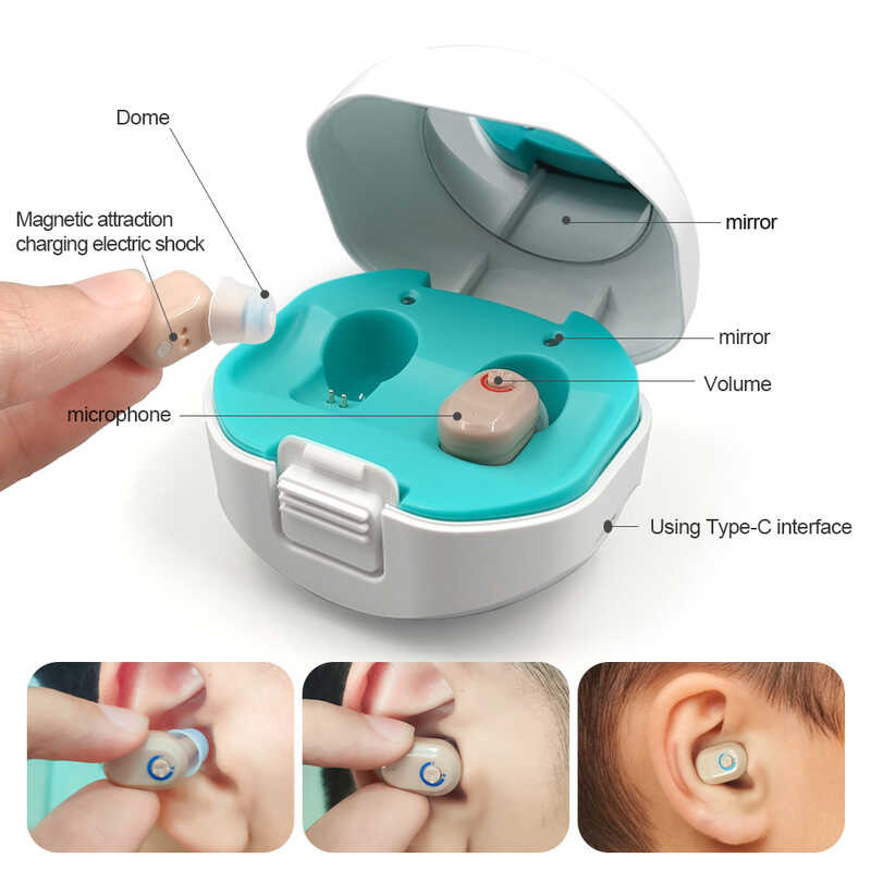 LY ♛ 2022 akamahusay Na Hearing Aid Rechargeable Hearing Device ITE Ear ...