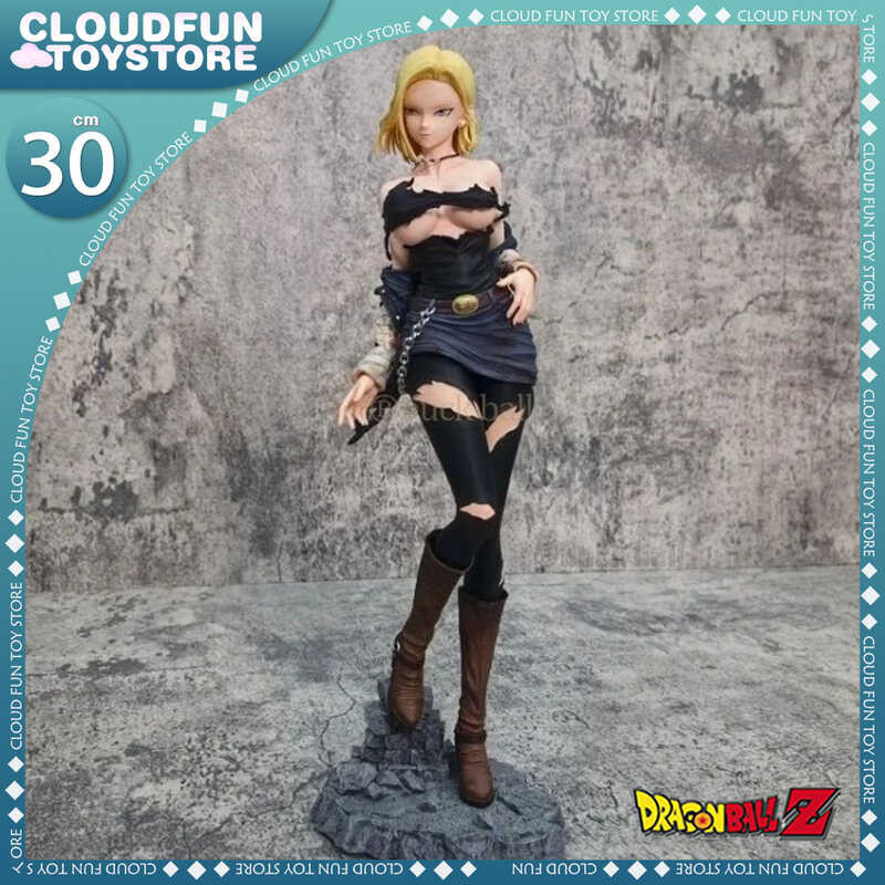 Dragon Ball Z Android 18 Action Figure Sexy Lazuli Anime Statue Model ...