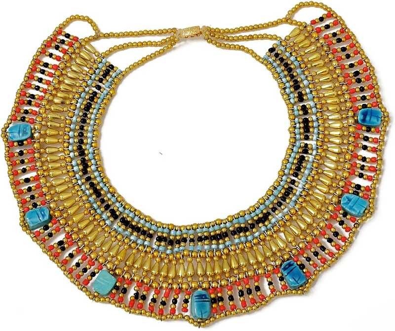 Cleopatra Costume Egyptian Collar Necklace Design Costume Accessories ...