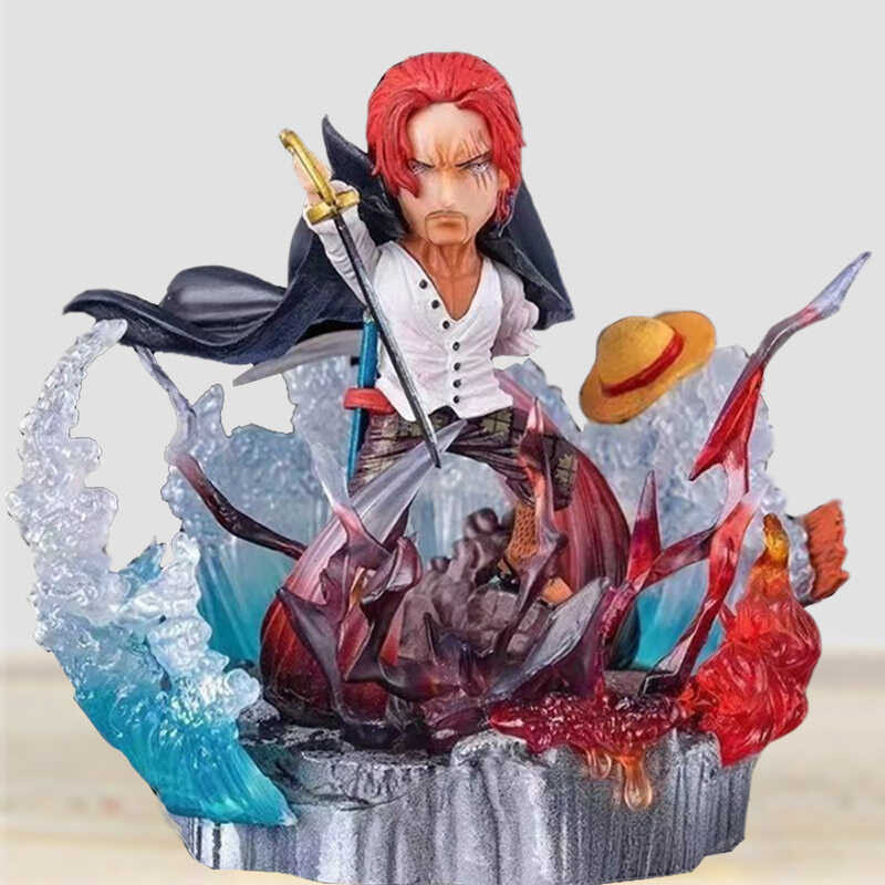 11cm Anime G5 Shanks Figure Doll One Piece Action Figure Fighting ...