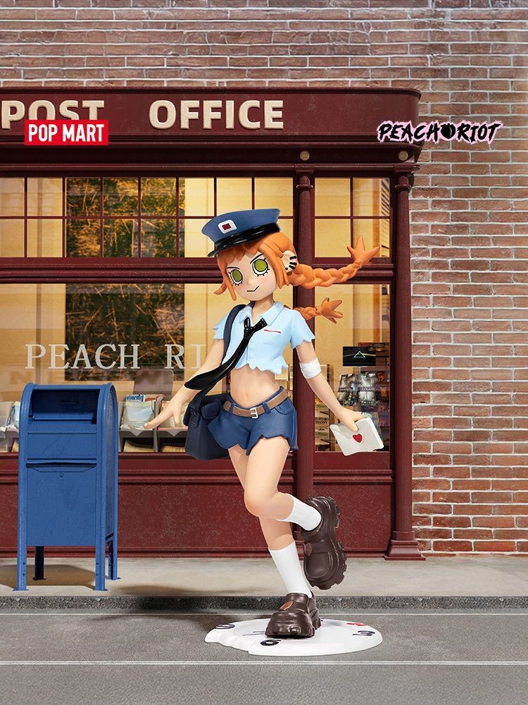 POPMART Official Peach Riot Punk Economics Series Figurine Trendy ...