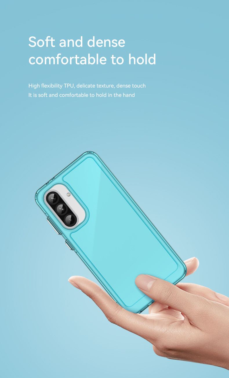 for Samsung Galaxy A56 5G Case Transparent TPU Anti-Scratch PhoneCase ...