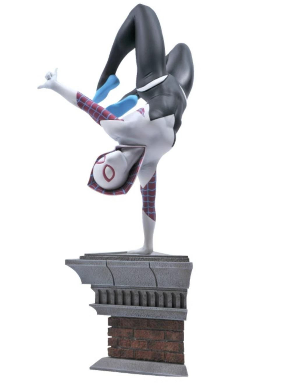 DST Marvel Art Museum Series PVC Statue Spider-Man One-Handed Handstand ...