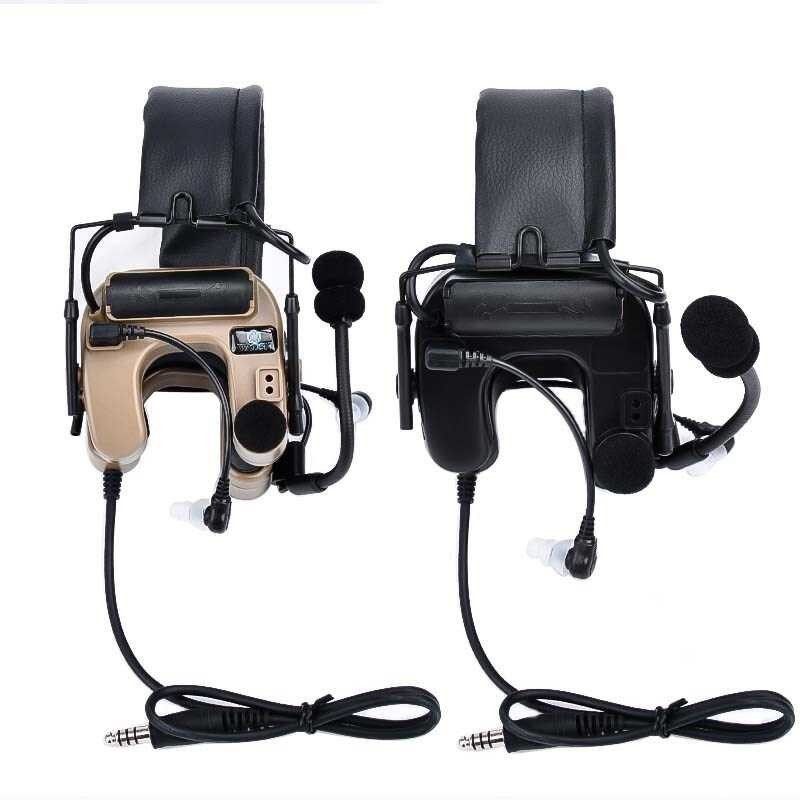 Wadsn Tactical C4u COMTAC IV Headset Pickup Anti-Noise Headphone ...