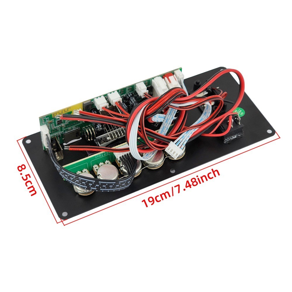 7.4V Bluetooth Amplifier Board 50W Speaker Support AUX U-Disk Recording ...