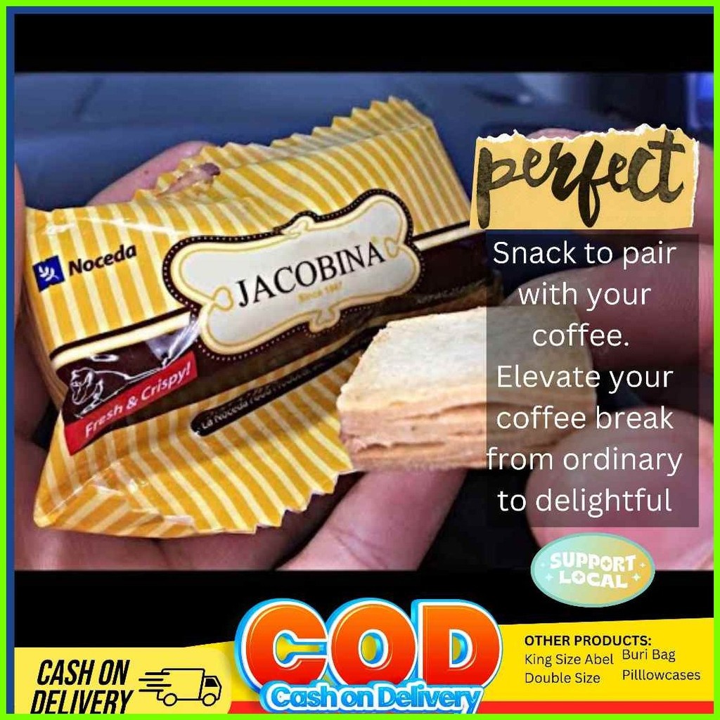 Jacobina Biscuits by Noceda Bakery SOLO Packs 250g (25g x 10pcs) wafer ...
