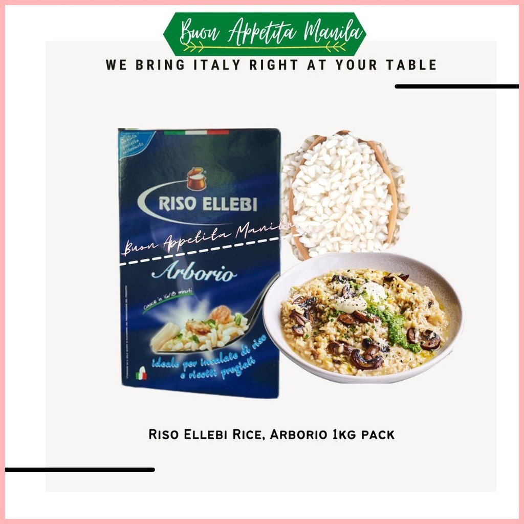 Riso Ellebi Rice, Arborio 1 kg pack | Shopee Philippines
