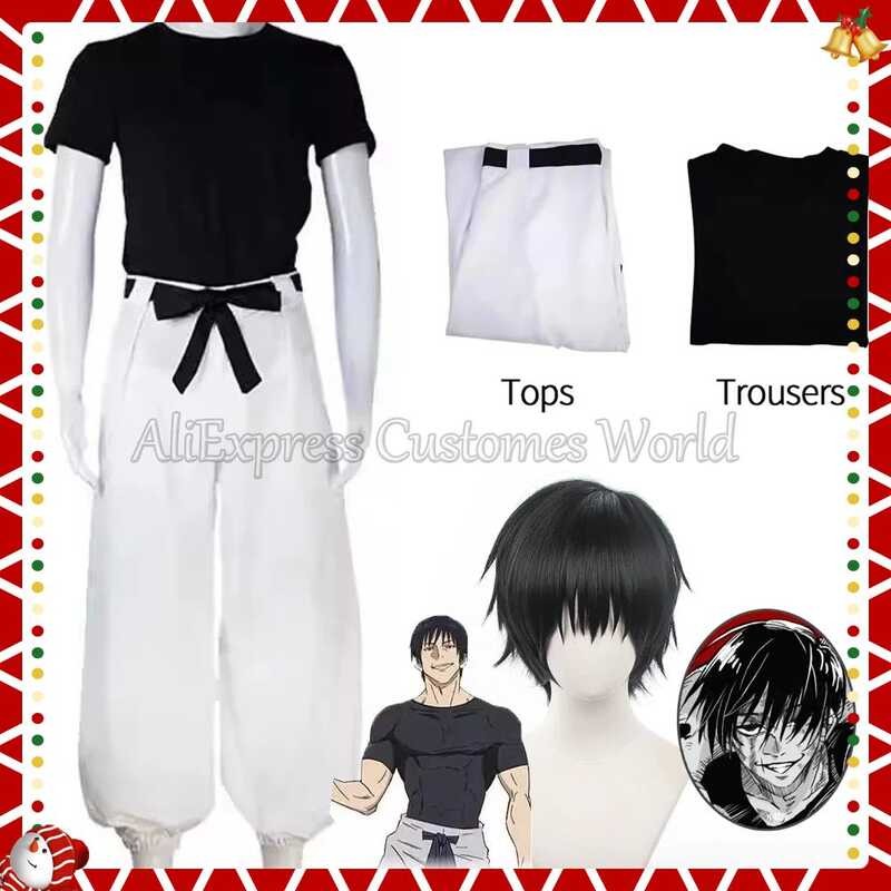 LY Anime Kaisen Jujutsu Toji Fushiguro Cosplay Costume For Women Men ...
