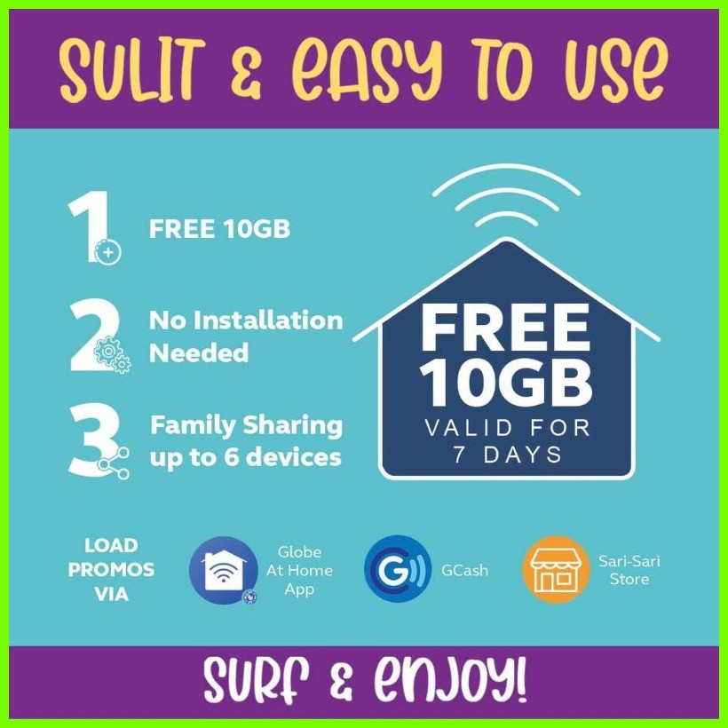 ♒ Globe at Home Prepaid Wifi ZLT S10G With Gomo Sim Unli data or 30GB No expiry | Shopee Philippines