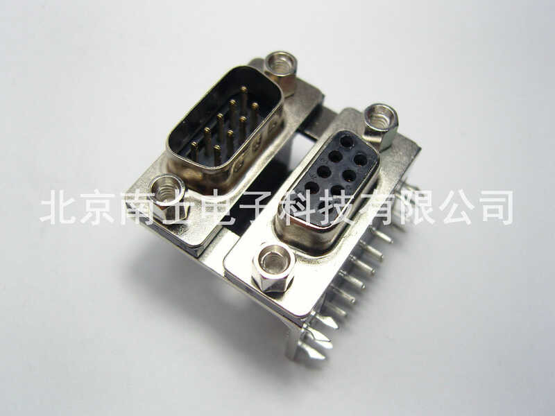 DR9 DB9 gold-plated upper male and lower female double-layer connected ...