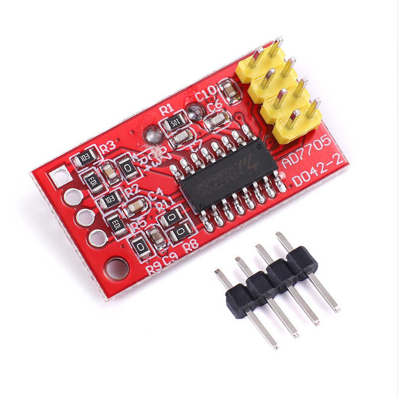 AD7705 Dual 16 bit ADC Data Acquisition Module Input Gain Programmable SPI Interface TM7705 ...
