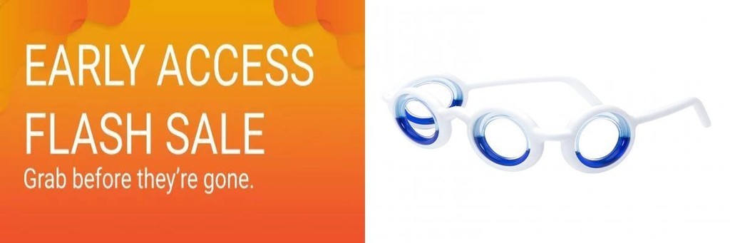 fgDijon Anti Motion Sickness Glasses Adults Nausea Relief Glasses Anti ...