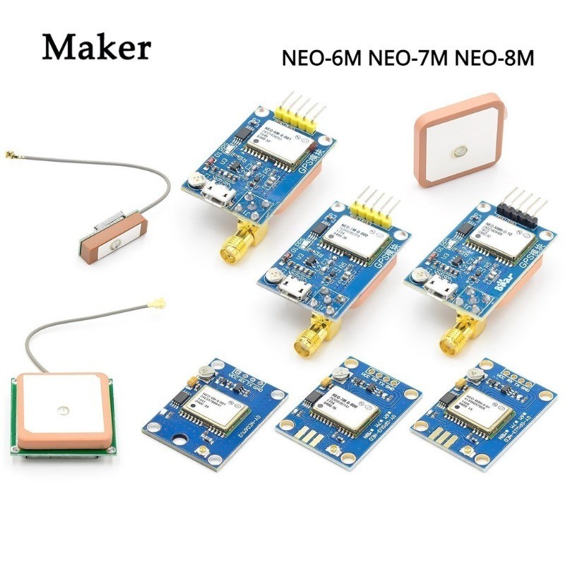NEO-6M NEO-7M NEO-8M GPS Module Micro USB Satellite Positioning 51 ...