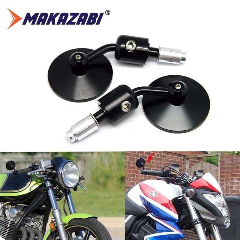 And Motorcycle Universal Cnc Convex Mirror Aluminum Rear View 3 Handle