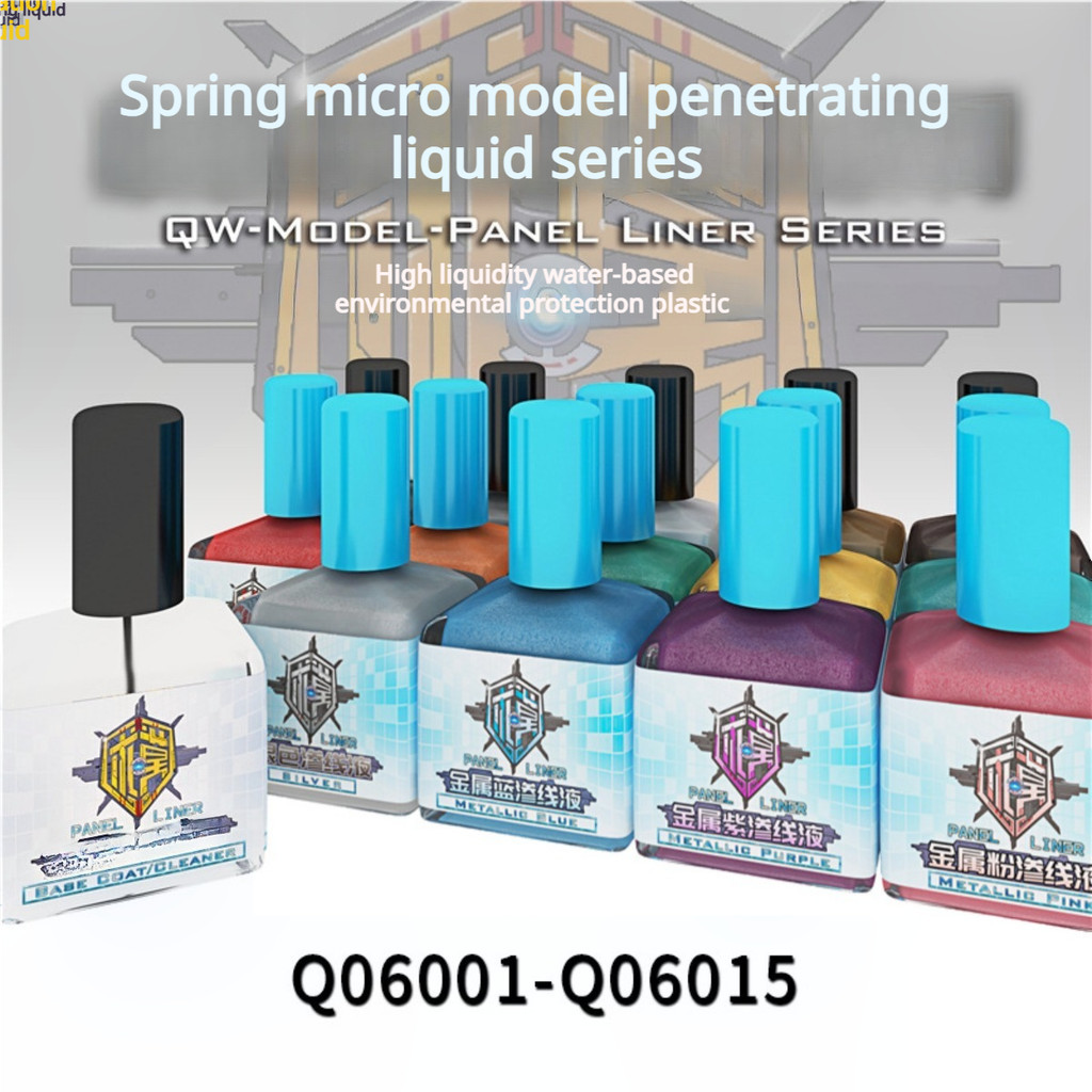 45ML Metallic Panel Line Water Based Accent Color for Gundam Gunpla ...