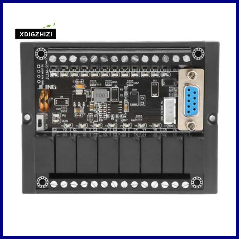 Motor Controller PLC Programmable Controller FX1N TO 20MR Programmable Relay Delay Module with ...